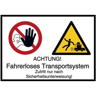 Beschilderung: Fahrerlose (autonome) Transportsysteme | SETON Blog